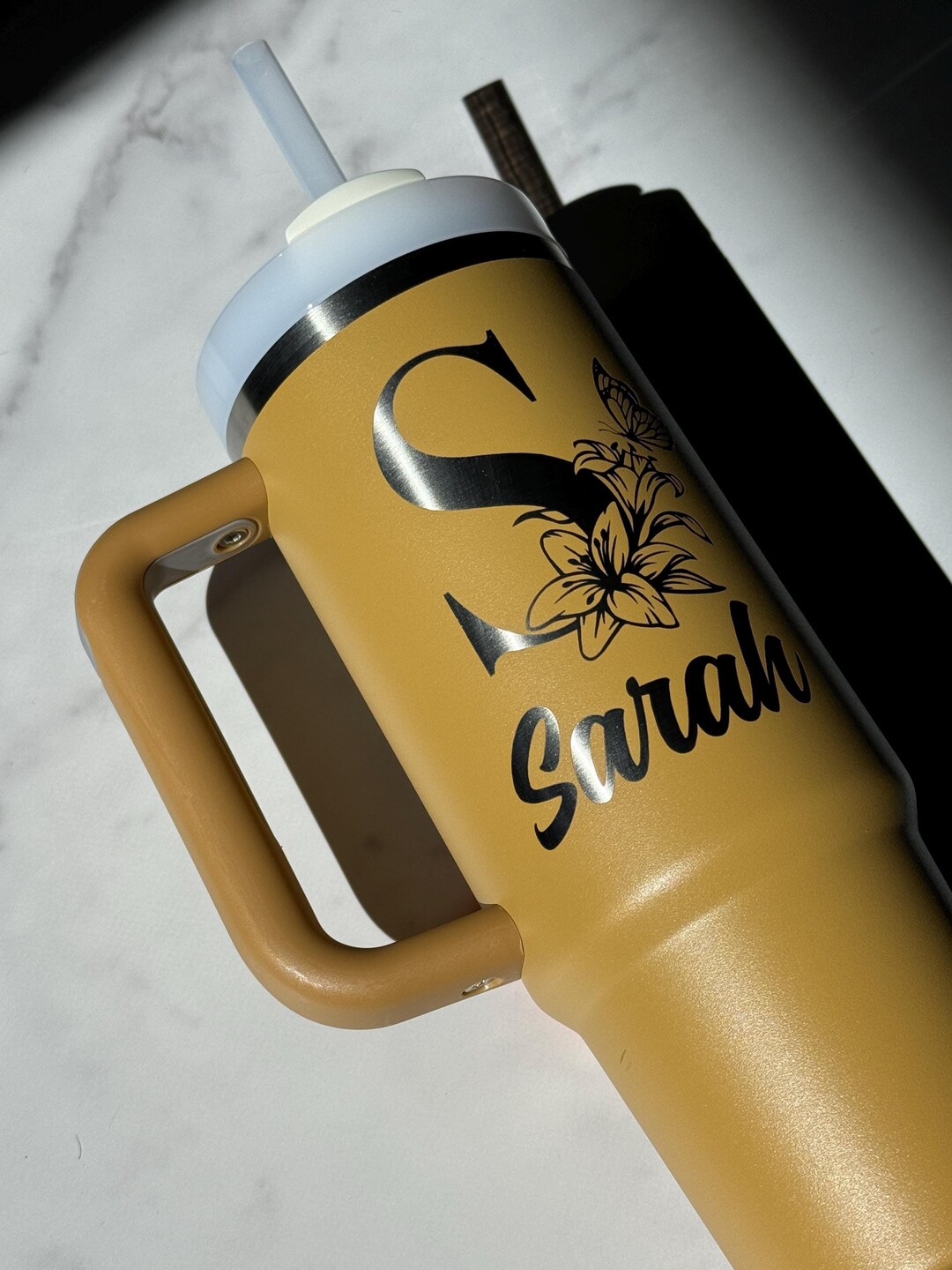 Custom Monogram Stanley Cup - 30oz and 40oz Stanley - Custom Engraved ...