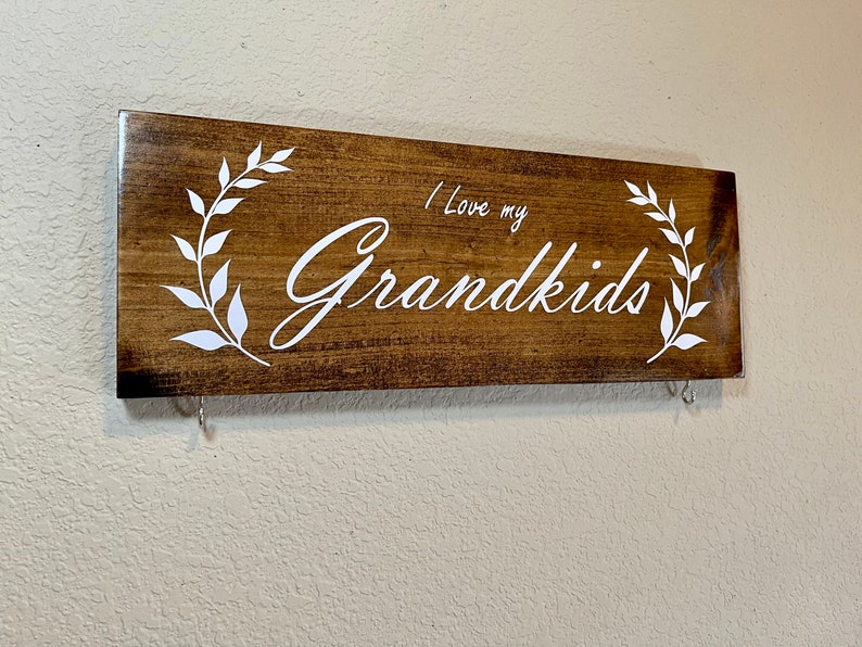 Personalized Grandchildren Sign With Names I Love My - Etsy
