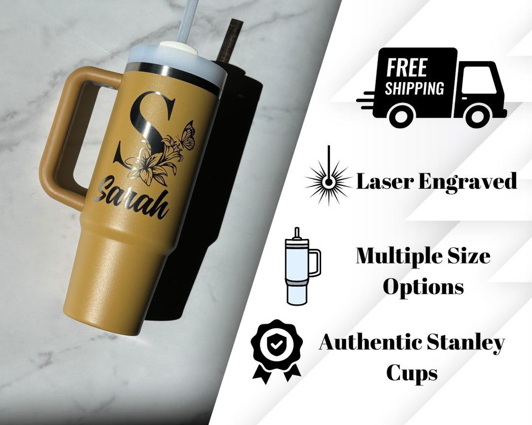Personalized Stanley Cups Tumblers - 30oz and 40oz Stanley - Custom ...