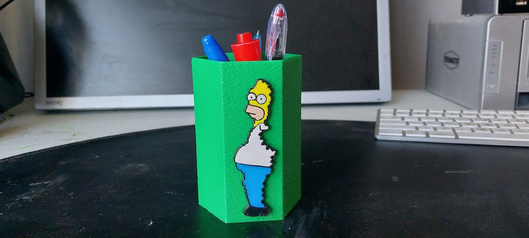 Homer Meme Desk Pencil and Pen Holder - Etsy
