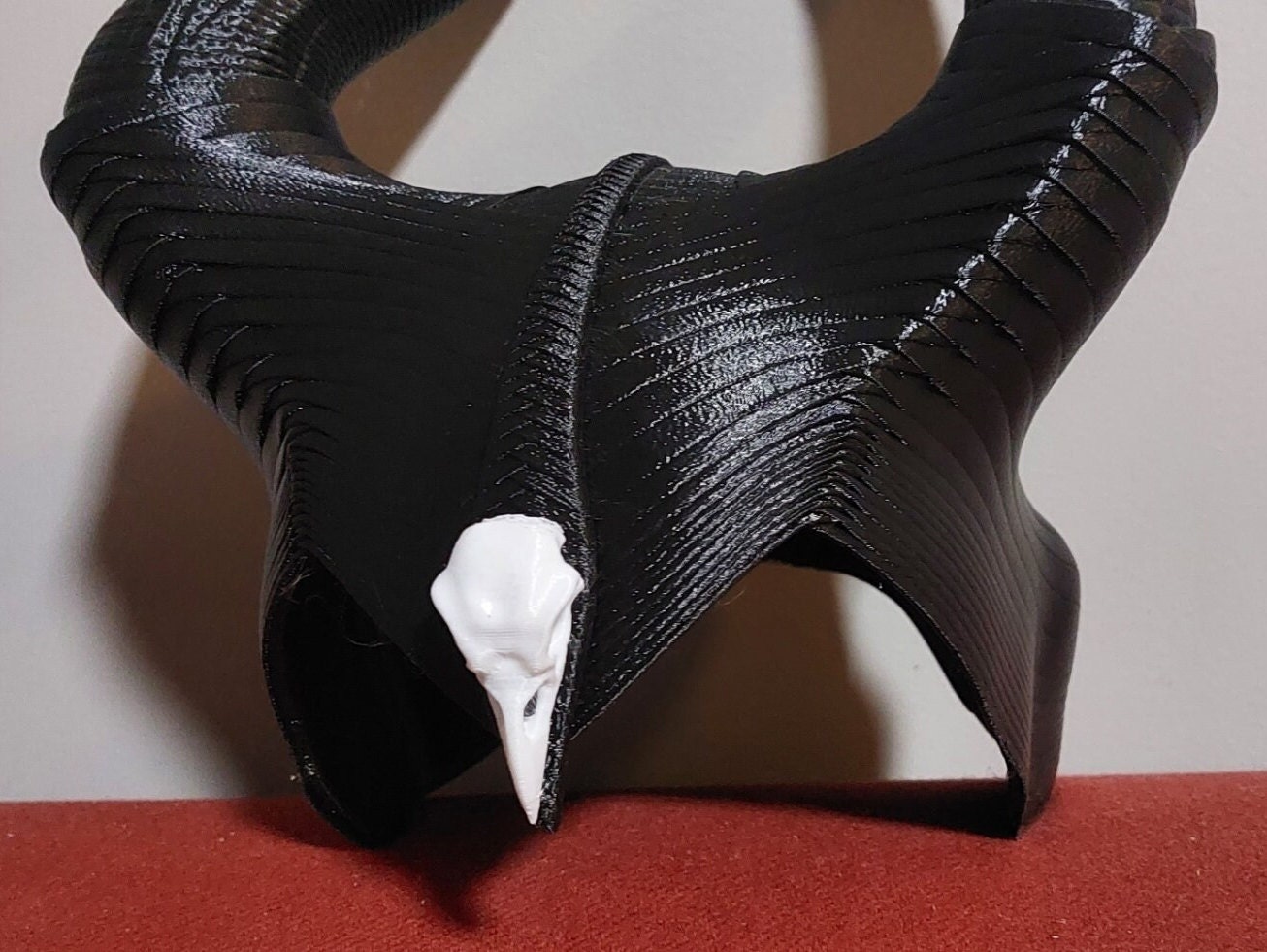 Maleficent Helmet / Crown / Skull Cap Wearable Cosplay / No Painting ...