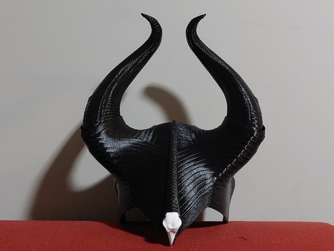 Maleficent Helmet / Crown / Skull Cap Wearable Cosplay / No Painting ...