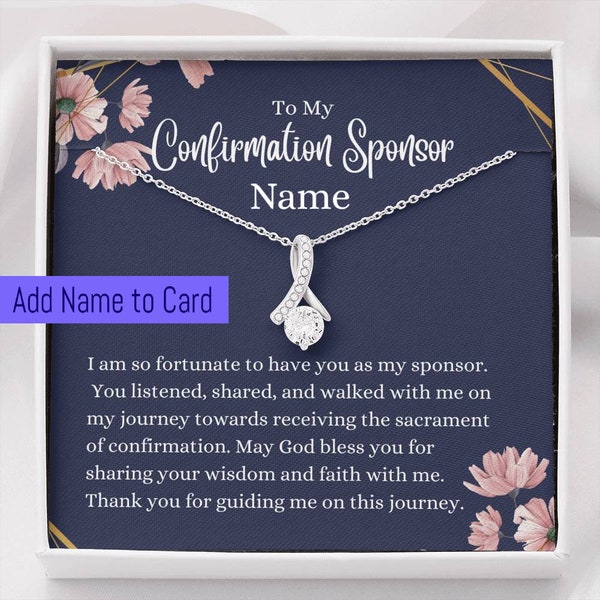 Confirmation Sponsor - Etsy