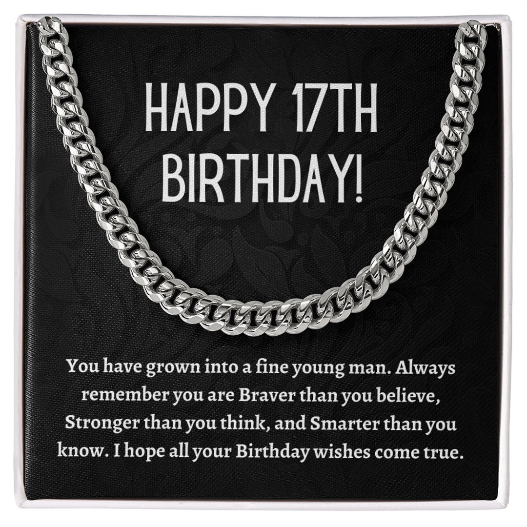 17th Birthday Boy 17th Birthday Gift Seventeenth Birthday - Etsy
