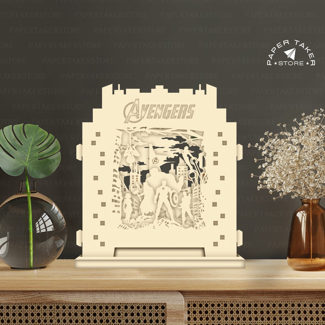 Super Hero Pop-Up Template, Pop-Up SVG para Cricut Projects, 3D ...