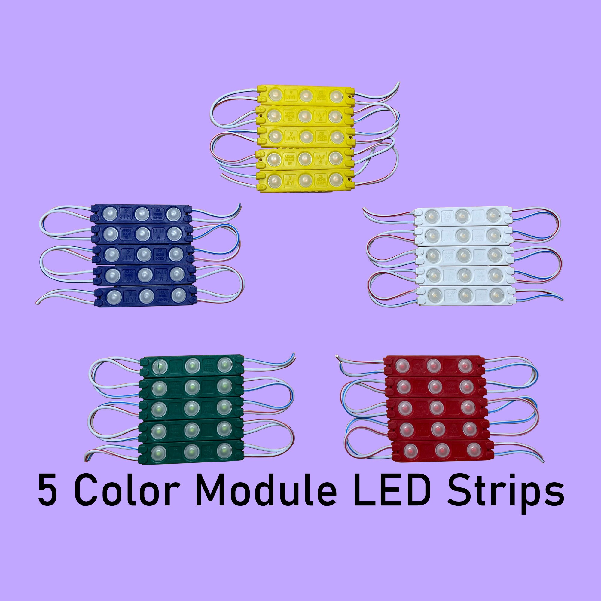 Combo 5 Color Module LED Strips 12V for Paper Cut Light Box - Etsy