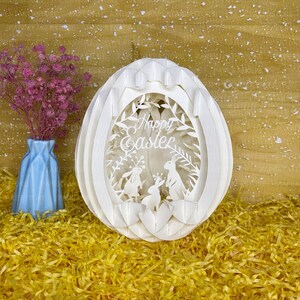 Easter 1 Pop-up Template, Easter Pop-up SVG for Cricut Projects, 3D ...