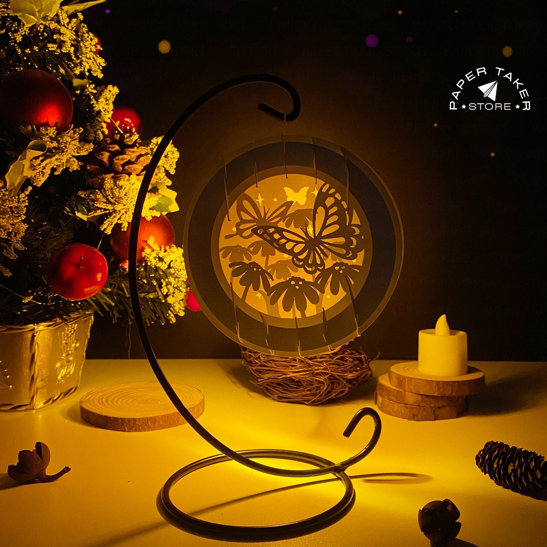 Butterfly Pop up Svg Template, Butterfly Ornament Pop up Svg for Cricut ...