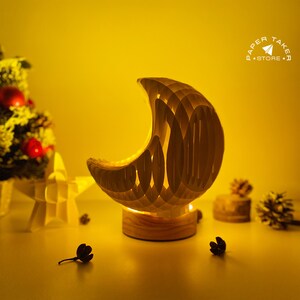 Cat Couple Pop-up Template, Moon Pop-up SVG for Cricut Projects, 3D ...