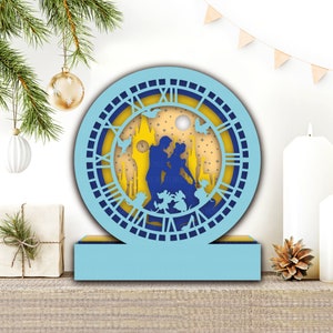 Fairy Tale Pop up Svg Template, Fairy Tale Circle Pop up Svg for Cricut ...