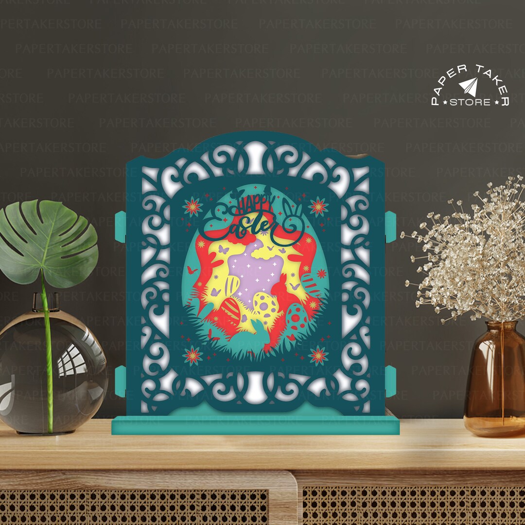 Easter 1 Pop Up Template Pop Up Svg For Cricut Projects 3d Etsy