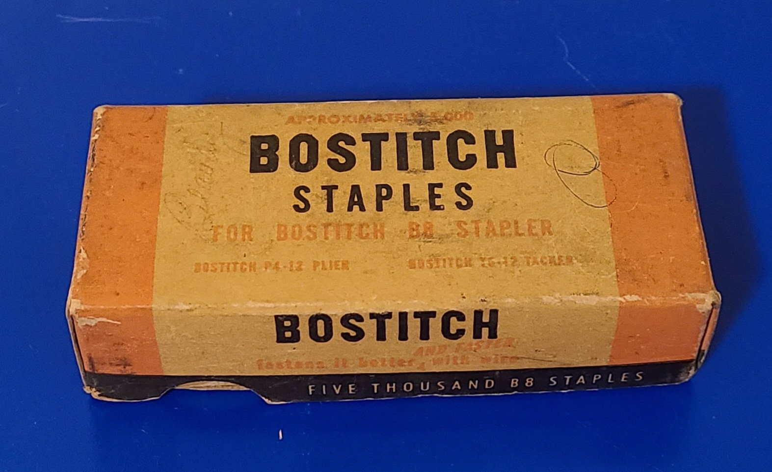 Collection of Vintage Staples, Tacks, and Fasteners in Original ...