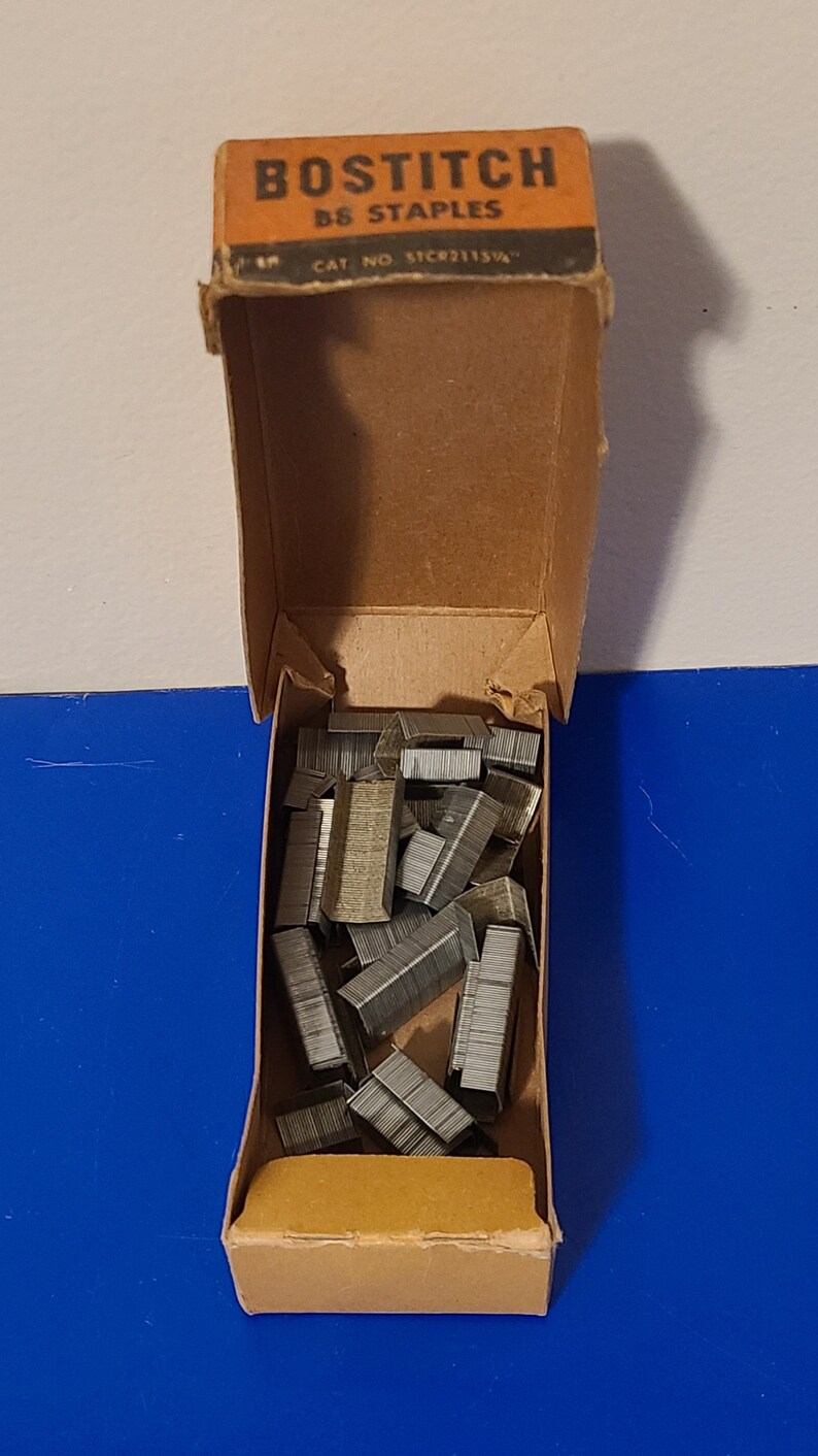 Collection of Vintage Staples Tacks and Fasteners in - Etsy