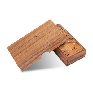 Tridomino With Points for 2 to 6 Players - With 56 Pieces in a Wooden ...