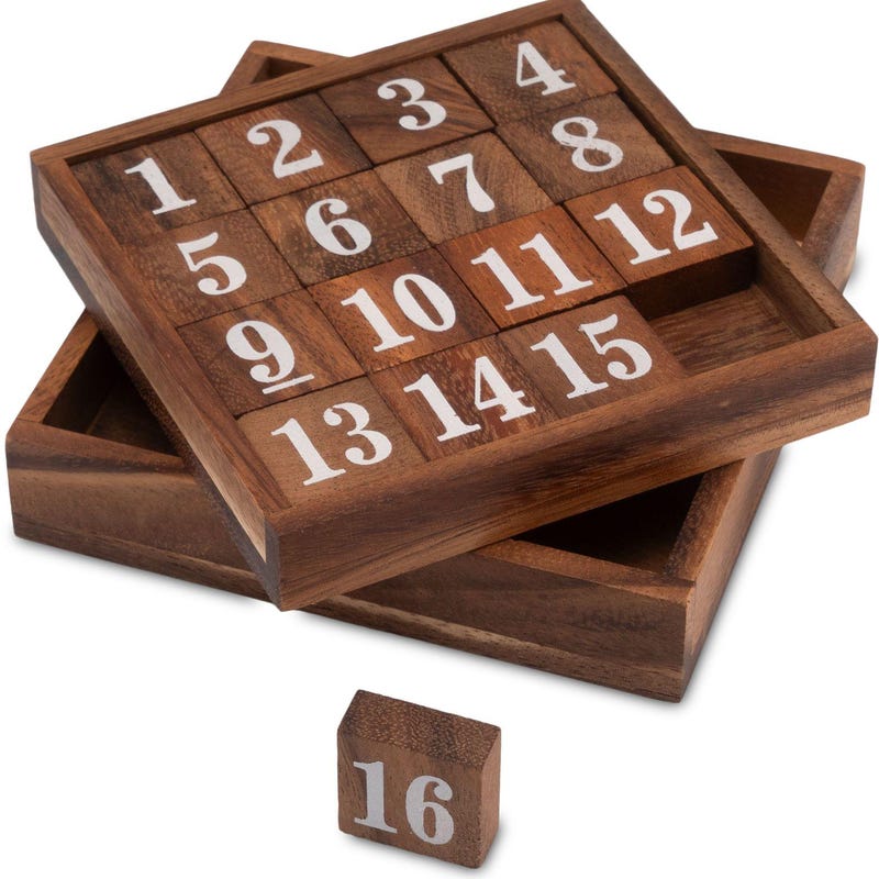 Sliding Tile Puzzle - Etsy