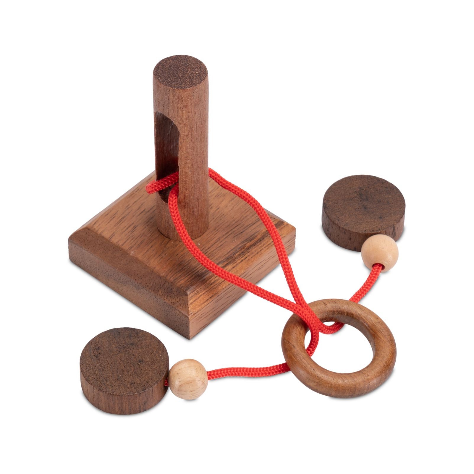The Captured Ring String Puzzle Puzzle Game Made of Wood - Etsy
