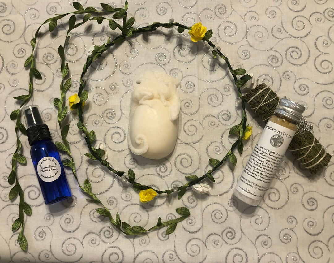 Imbolc Brigid Flower Crown - Etsy