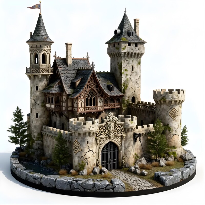 Miniature Castle - Etsy