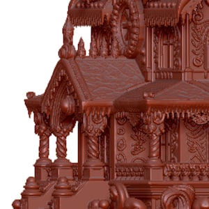 Ultimate Gingerbread House 3D Model STL | Christmas Candy Mansion ...