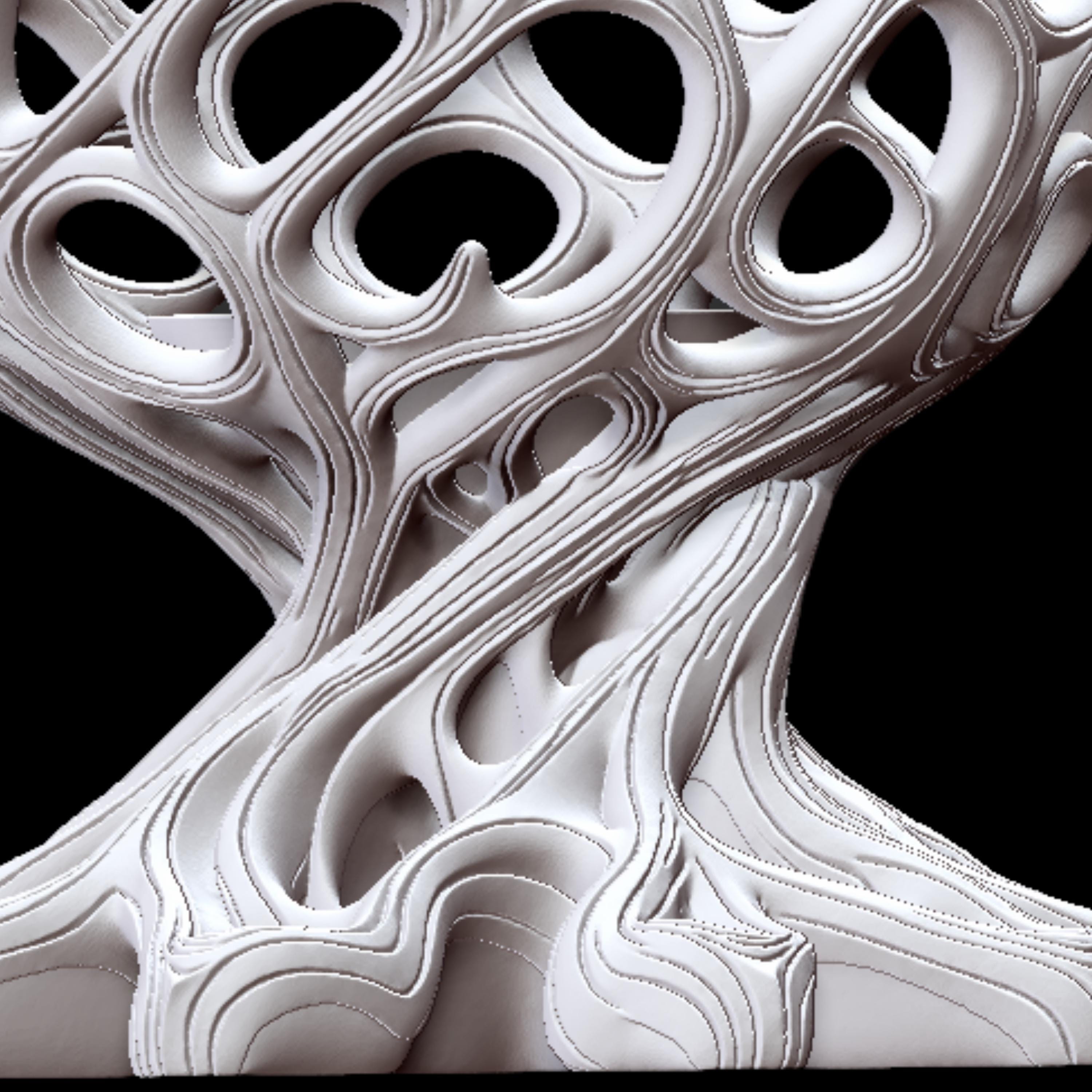 Tree Root Planter Stand STL – 3D Print Organic Vase Holder Decor ...