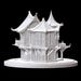 Elven House 3D Model STL | Fantasy Elf Mansion Woodland Palace | Dnd ...
