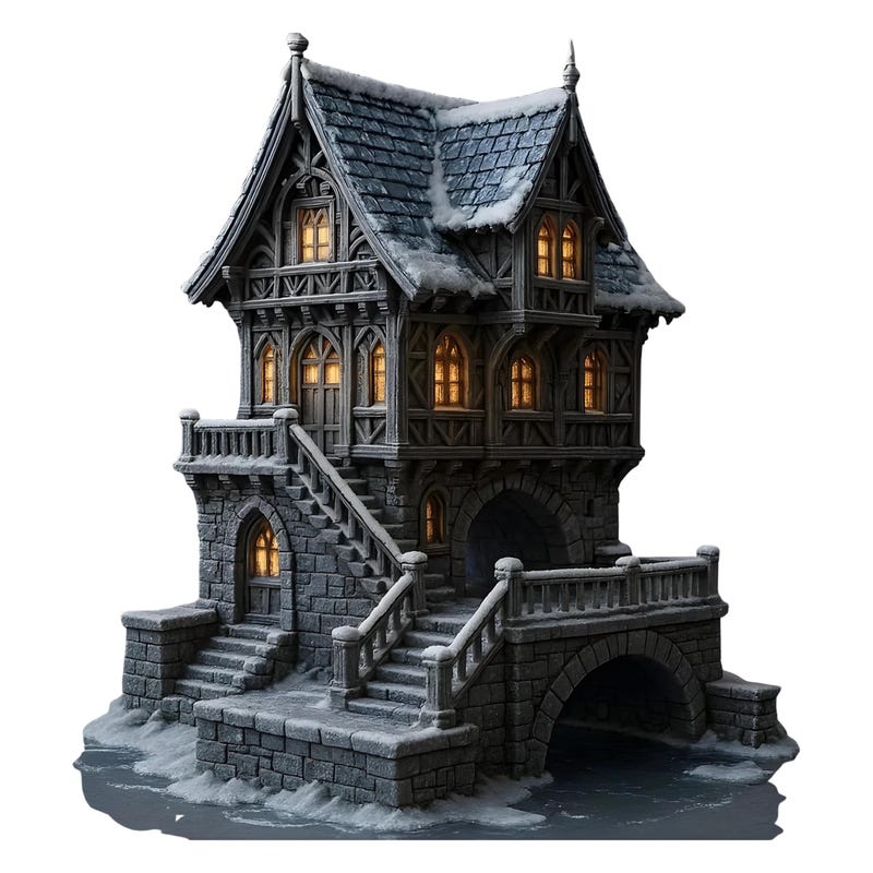 3d Print Fantasy Bridge - Etsy UK