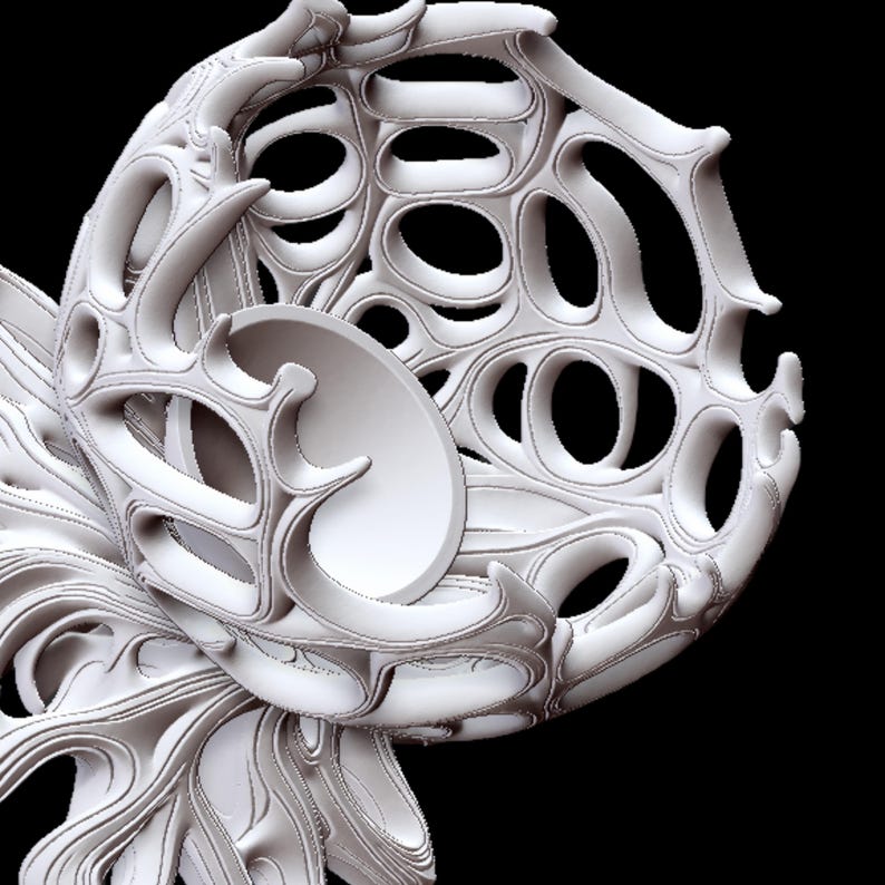Tree Root Planter Stand STL – 3D Print Organic Vase Holder Decor ...