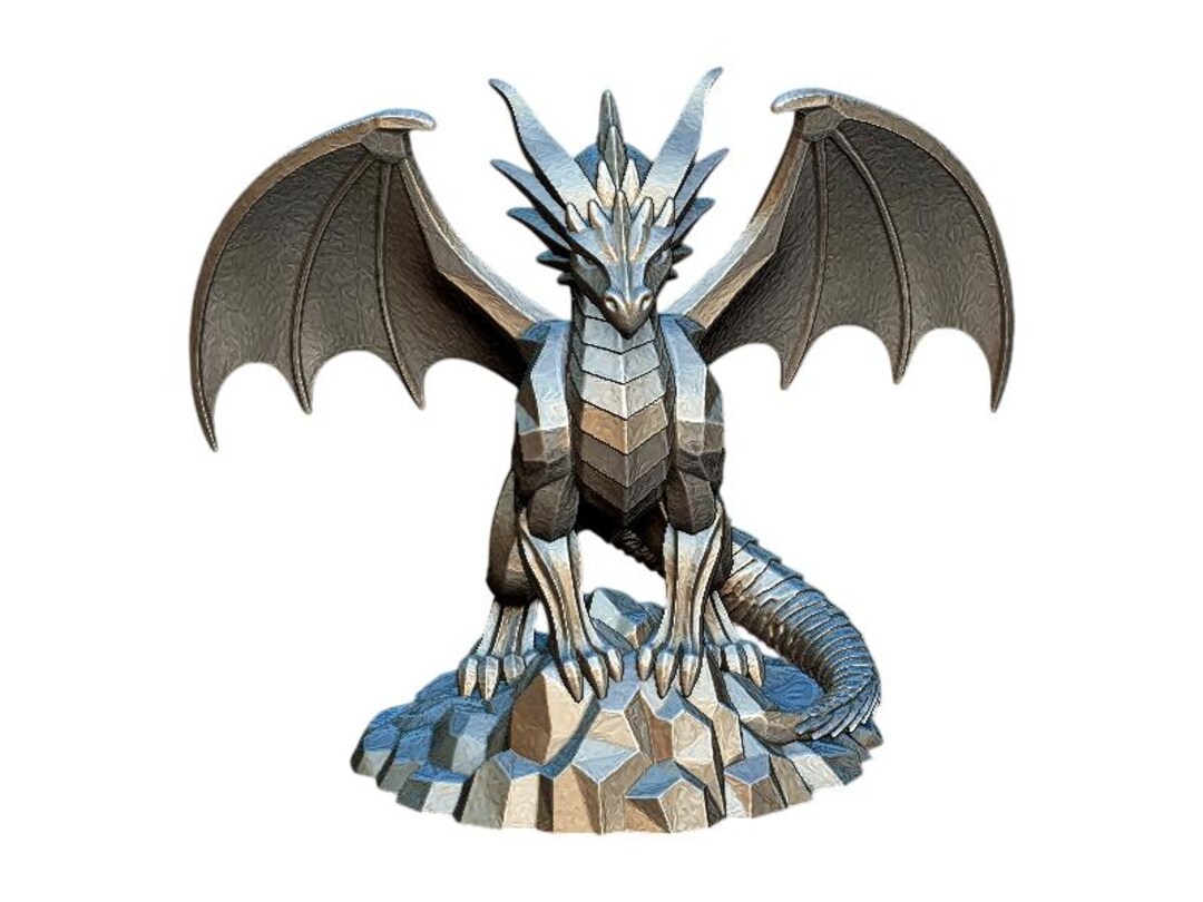 Ultra-detailed Fantasy Dragon Statue – STL for Resin & FDM Printers - Etsy