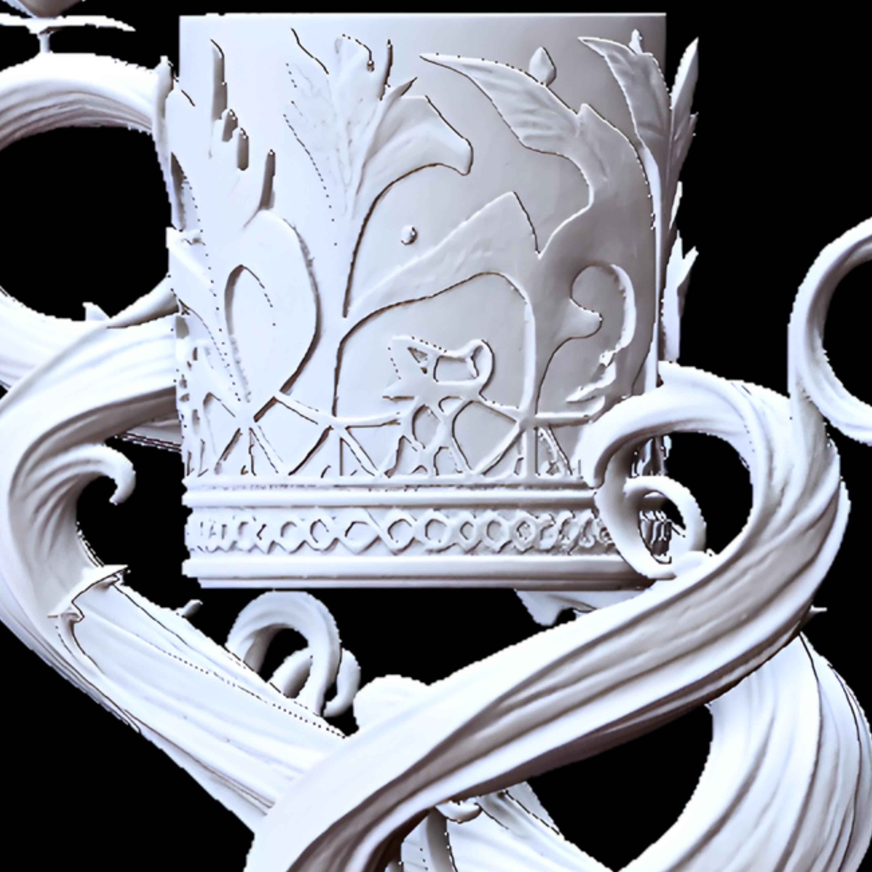 Elven Vine Candle Holder STL | Fantasy Leaf Decor Stand & Enchanted 3D ...