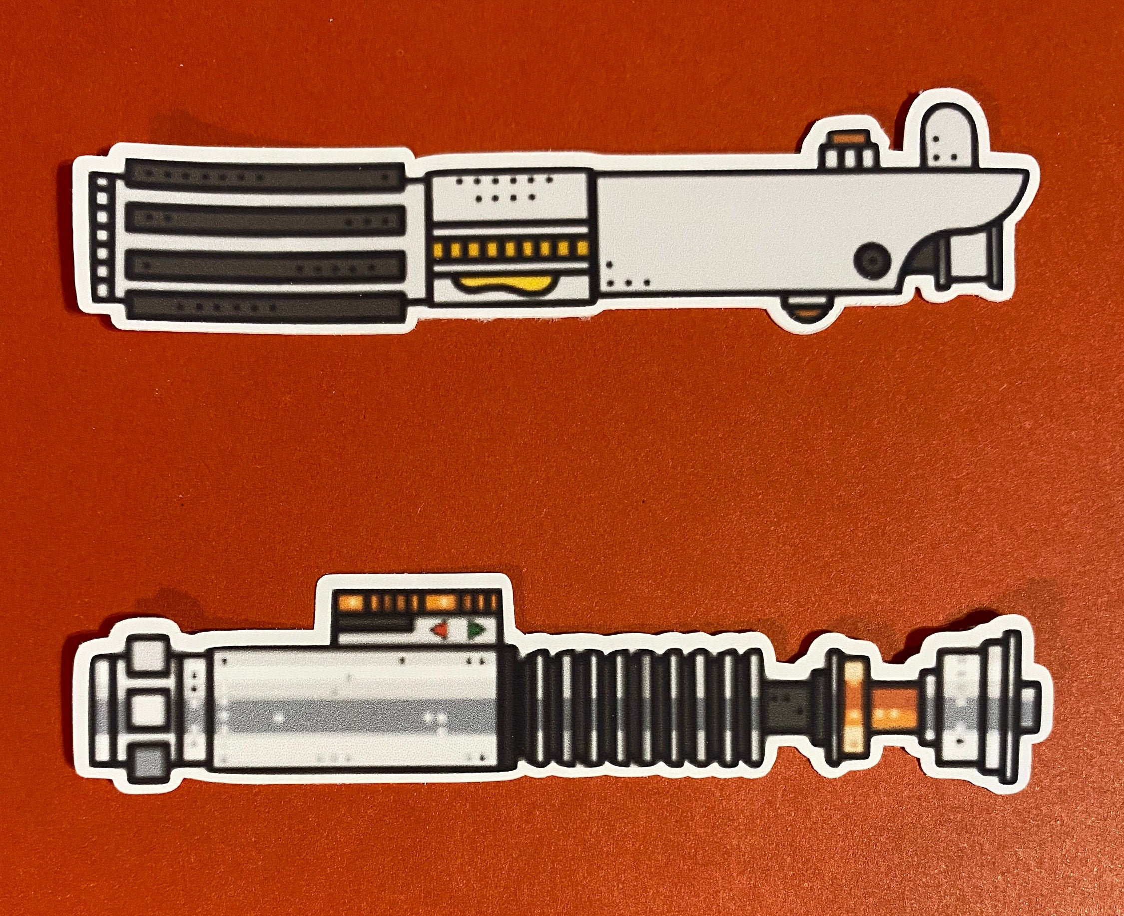 Skywalker Family Lightsaber Stickers anakin, Luke, and Rey Skywalker - Etsy