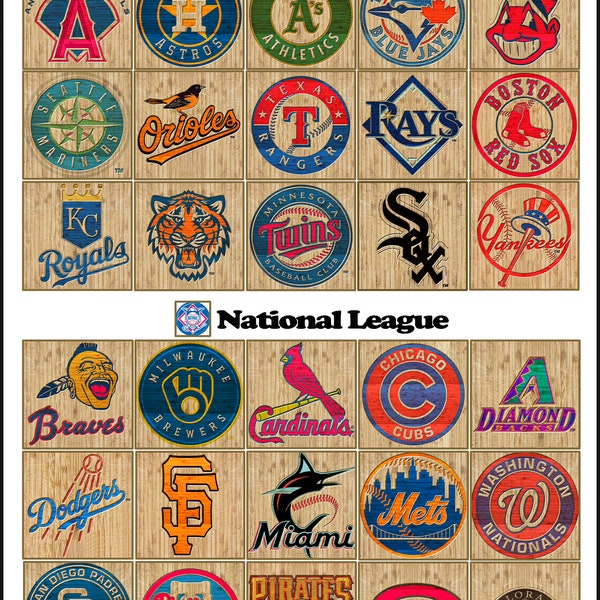 Mlb Standings Board - Etsy
