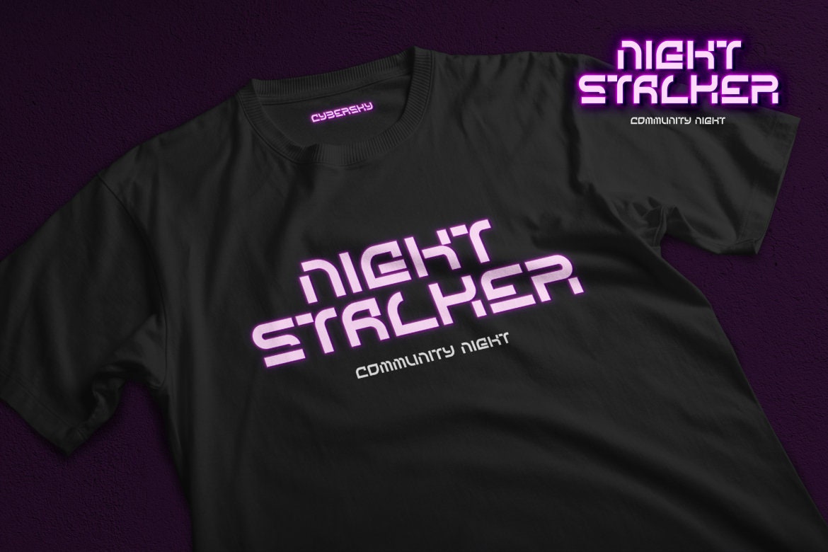 Cybersky - Retro Futuristic Font - Etsy
