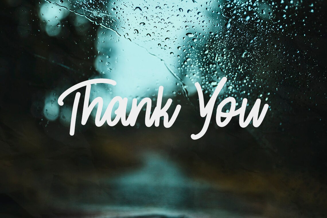 The End Story Handwritten Font - Etsy