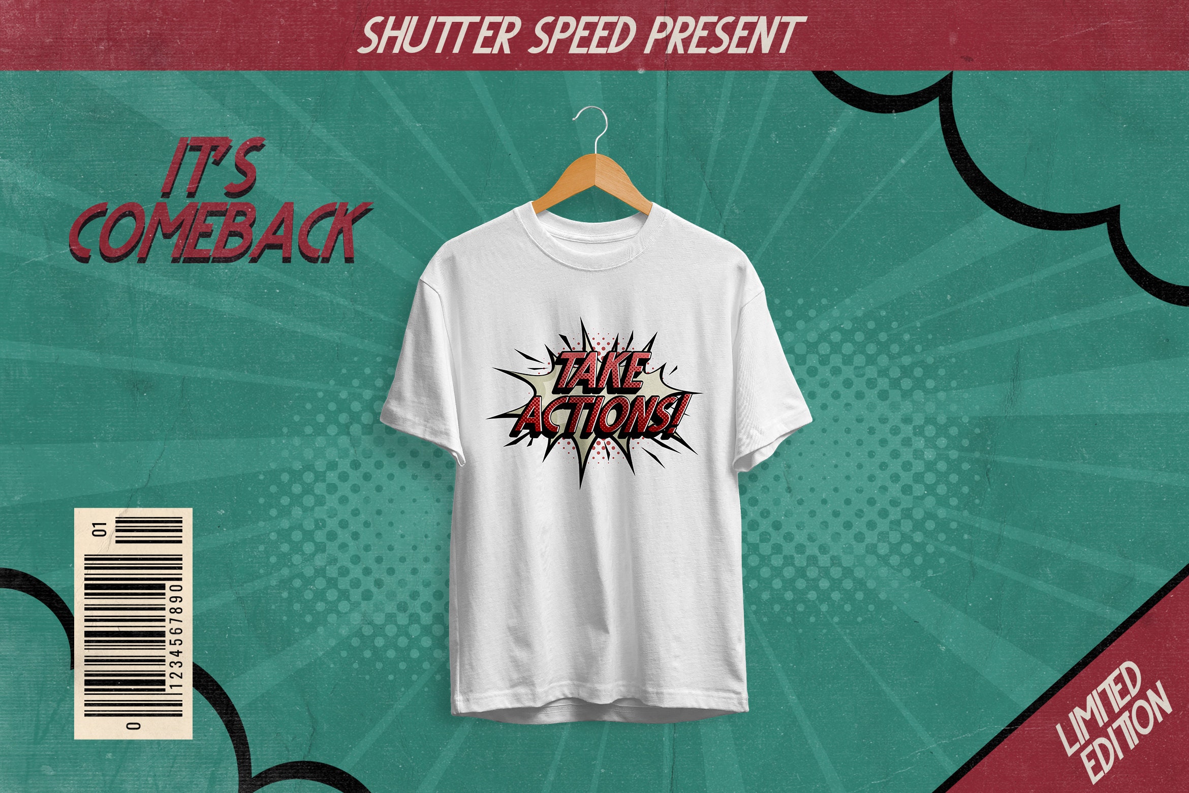 Shutter Speed A Retro Comic Font - Etsy