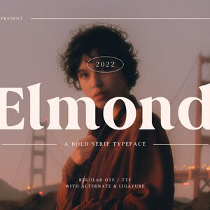 Elmond - Bold and Stylish Serif Font - Etsy