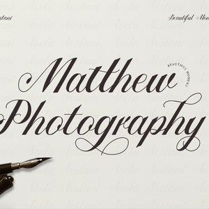 Noela Nestani - Copperplate Calligraphy Font - Etsy