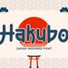 Hakubo – Japan Inspired Font - Etsy