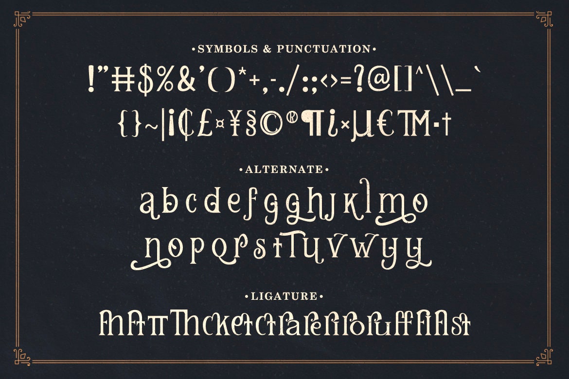 Semur Vintage Display Font - Etsy