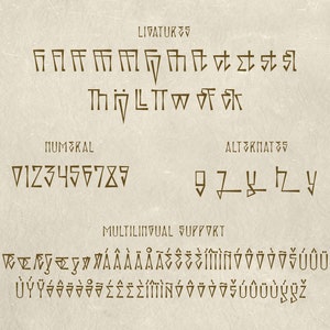 Daewon - Greek Font Style - Etsy