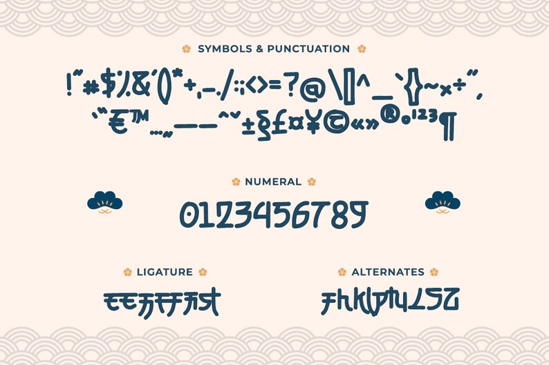 Hakubo – Japan Inspired Font - Etsy