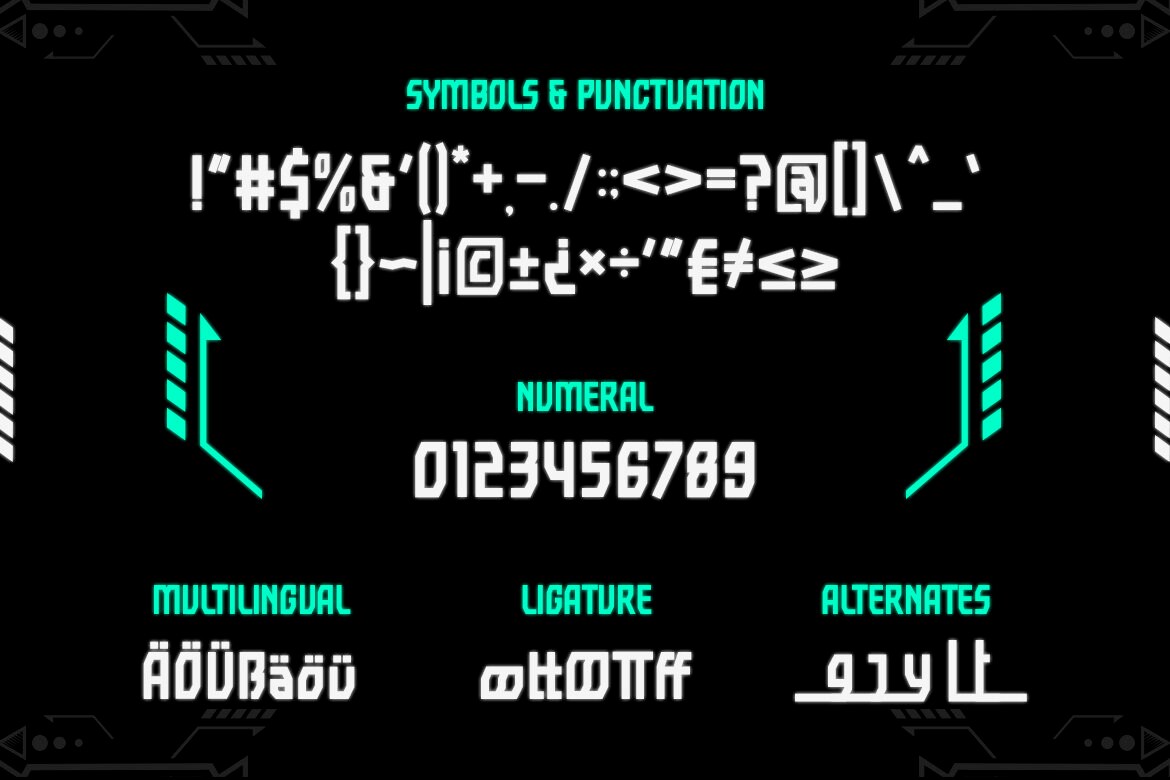 Exton Sharp Futuristic Font - Etsy