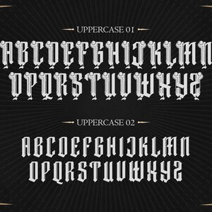 Dark Magic – Blackletter Typeface - Etsy