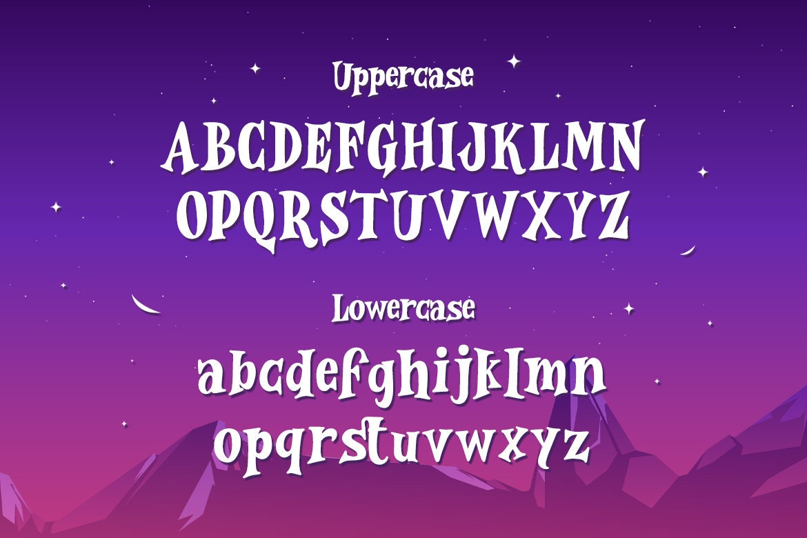 Wonder Magic – a Magic Fantasy Font - Etsy