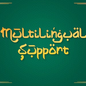 Shayan – Arabic Font - Etsy