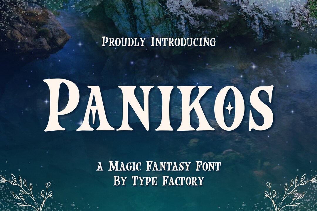Panikos – Magic Fantasy Font - Etsy