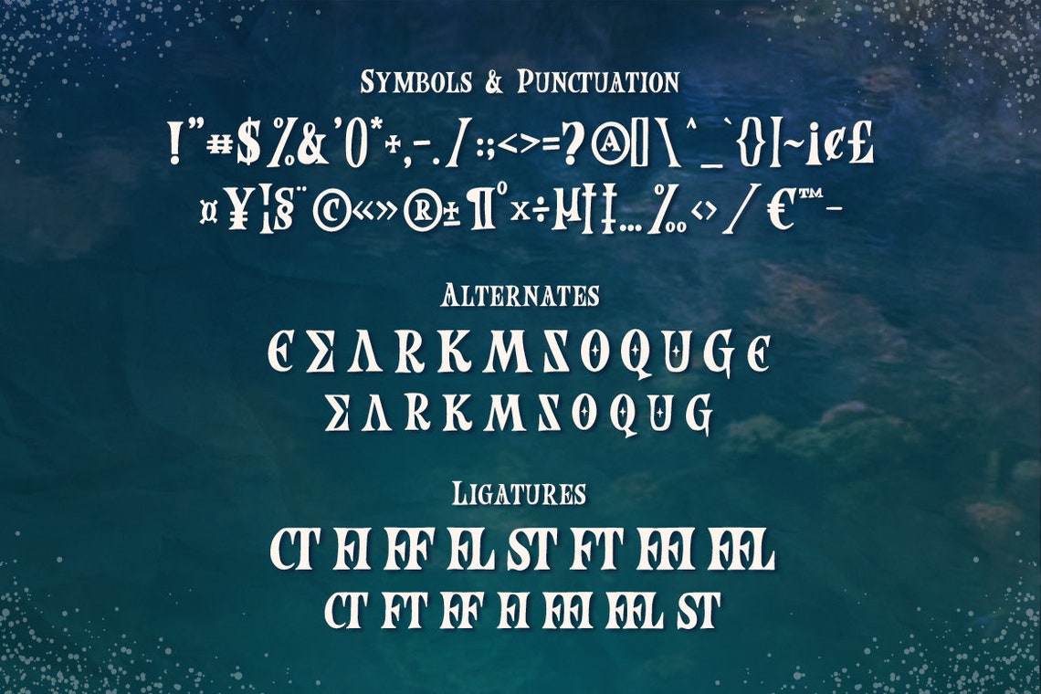 Panikos Magic Fantasy Font - Etsy