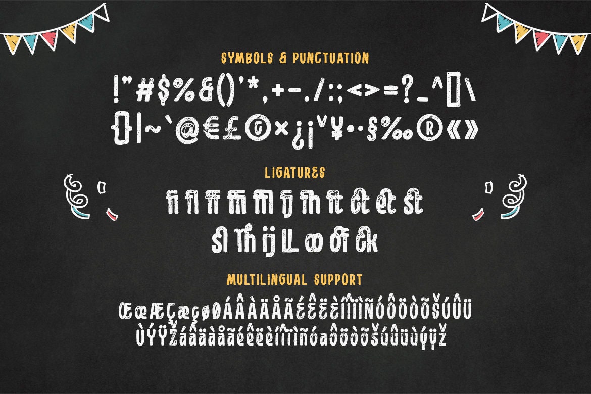 Chalkdraw - Handwritten Chalk Font - Etsy