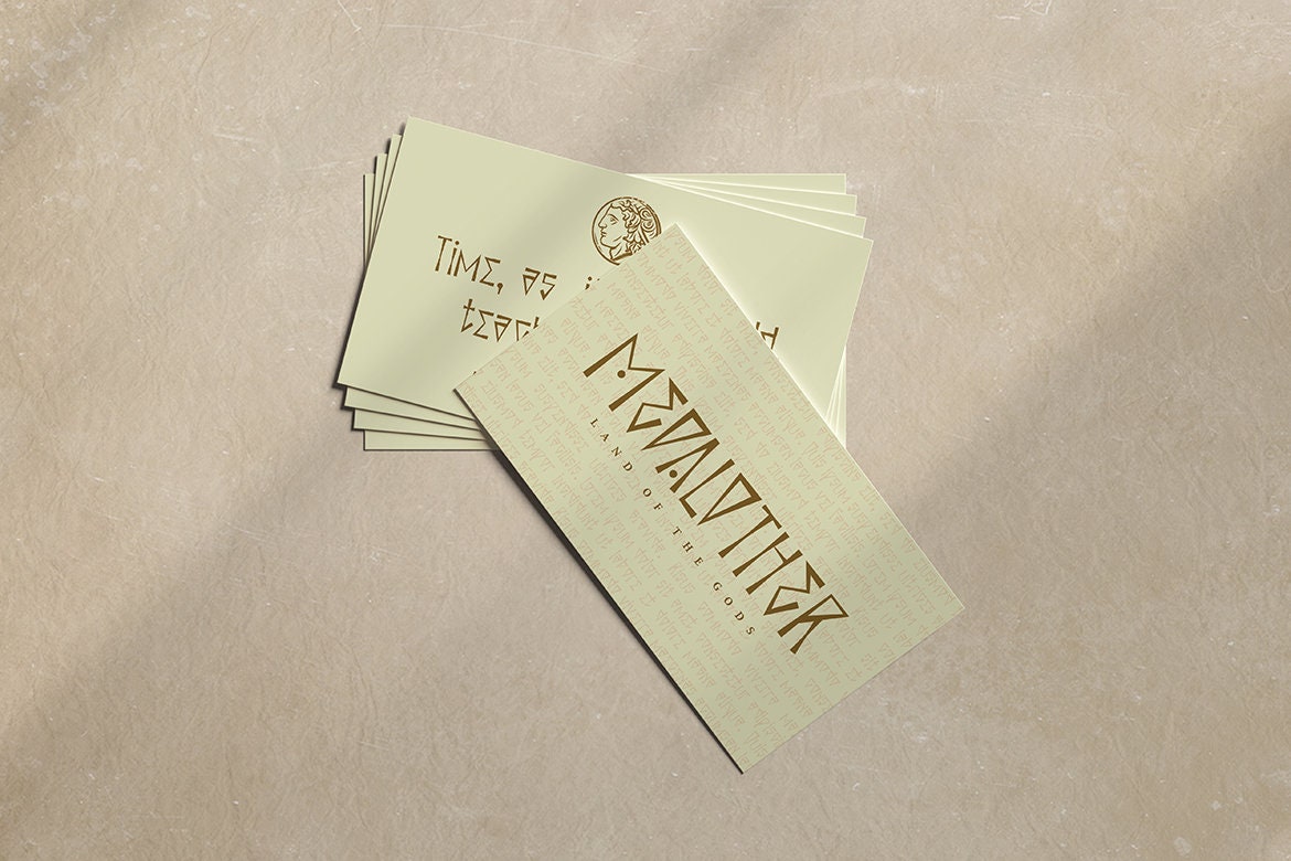 Daewon - Greek Font Style - Etsy