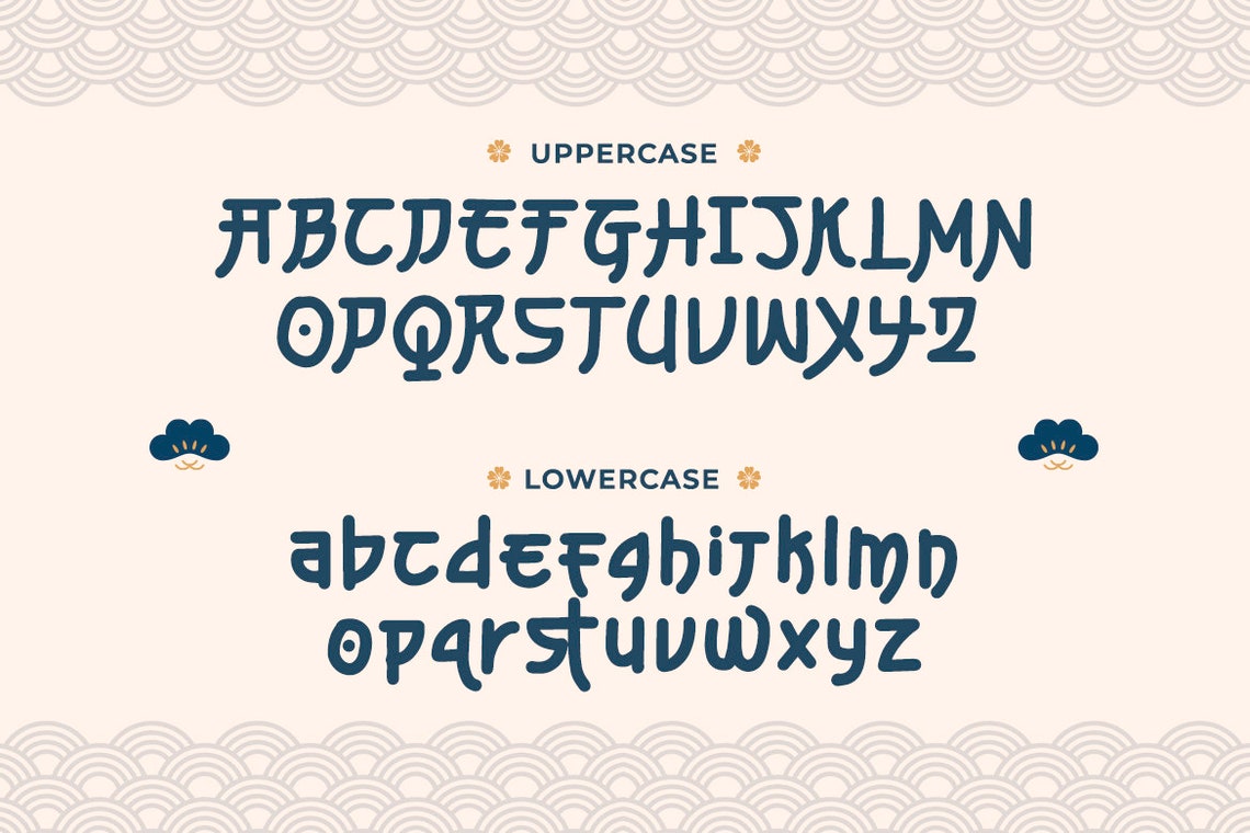 Hakubo – Japan Inspired Font - Etsy