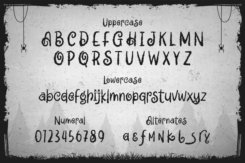 Horrific - Horror and Scary Font Style - Etsy